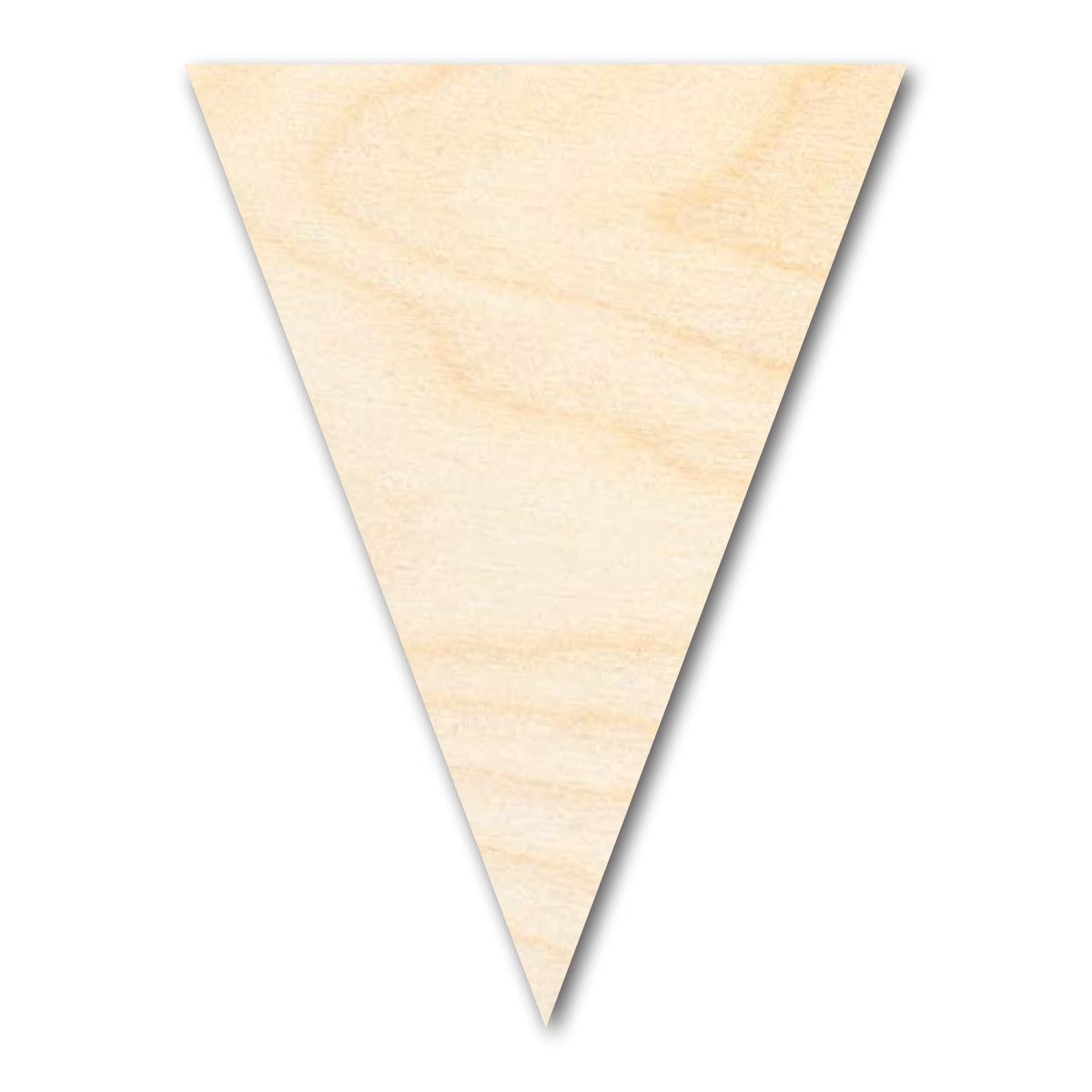 Unfinished Wood Triangle Bunting Shape - Craft - up to 46" DIY – 24 ...