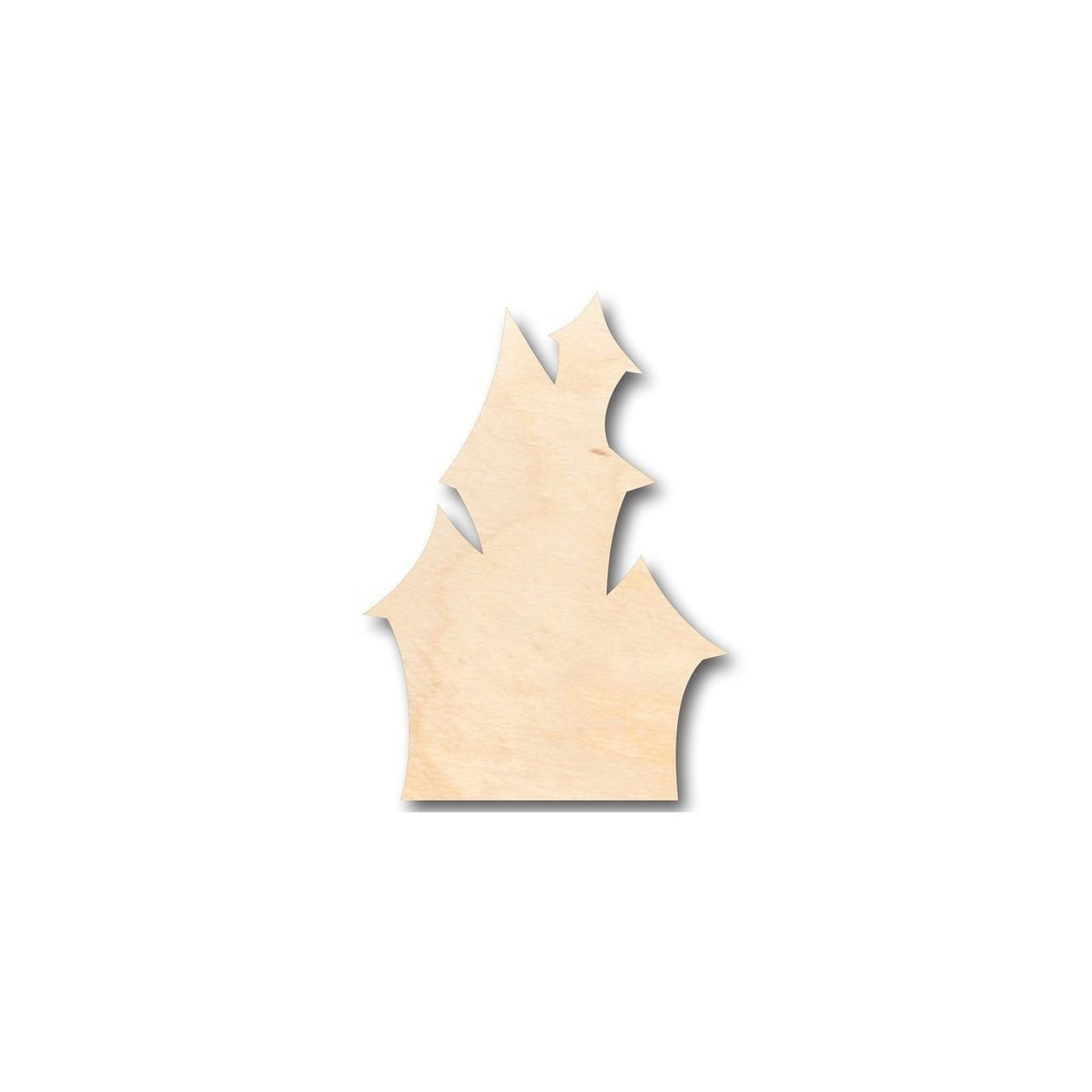 Unfinished Wood Haunted House Shape - Halloween - Craft - up to 24 ...