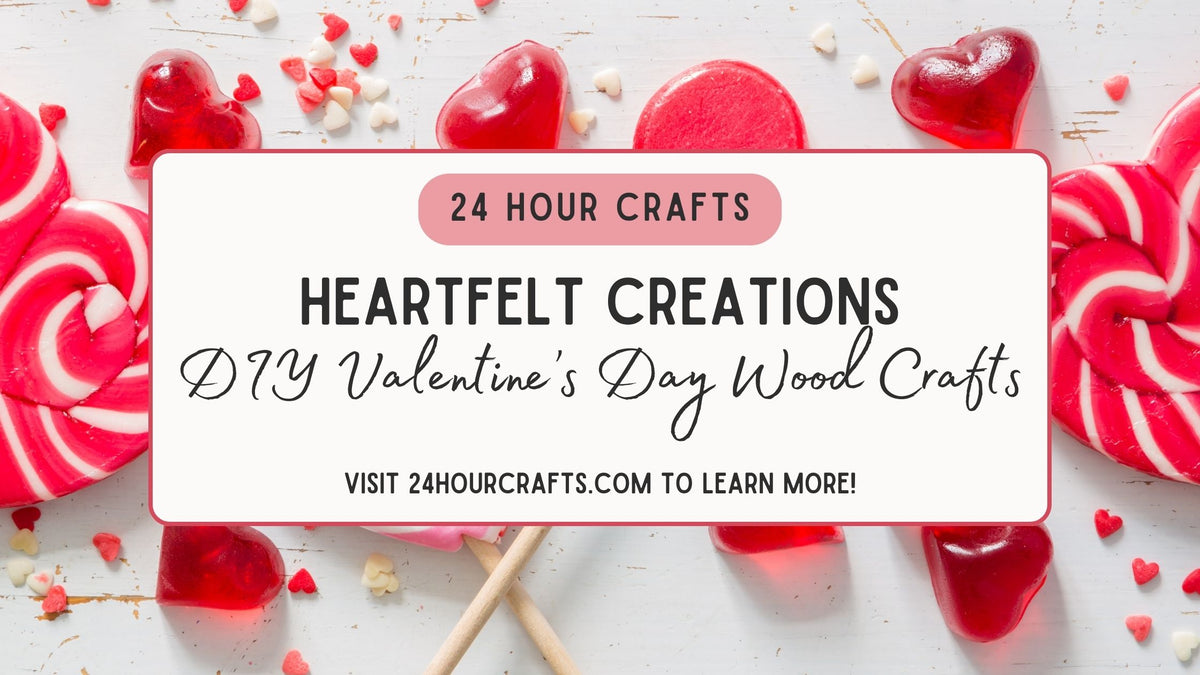 Heartfelt Creations: DIY Valentine's Day Wood Crafts – 24 Hour Crafts