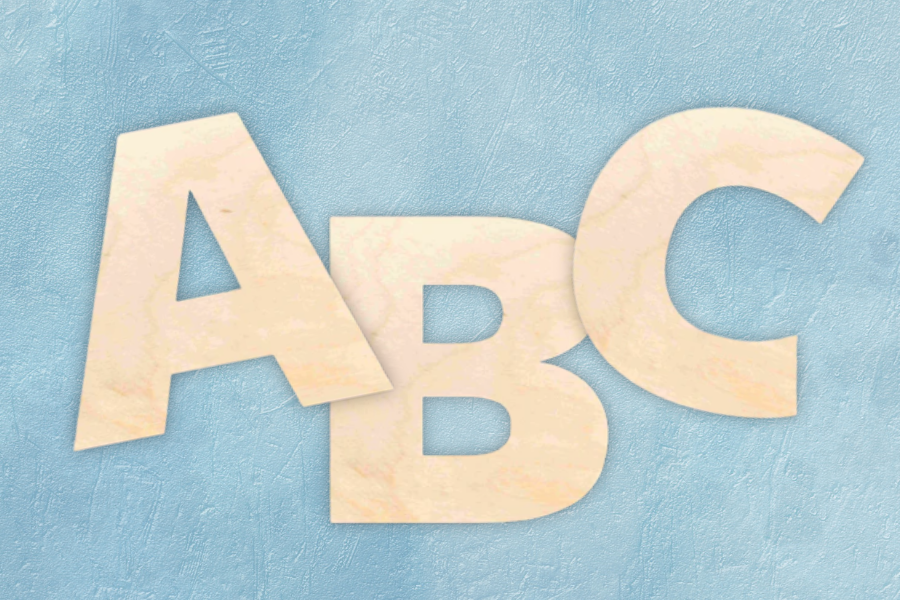 Block Letters – 24 Hour Crafts