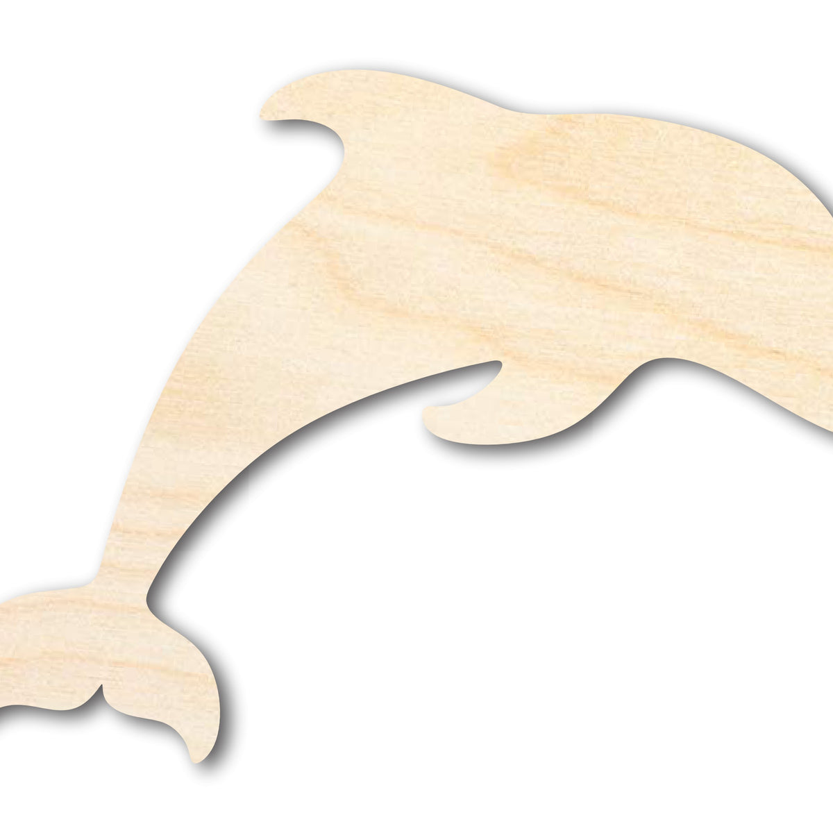 Bigger Better | Unfinished Wood Dolphin Shape | DIY Craft Cutout – 24 ...