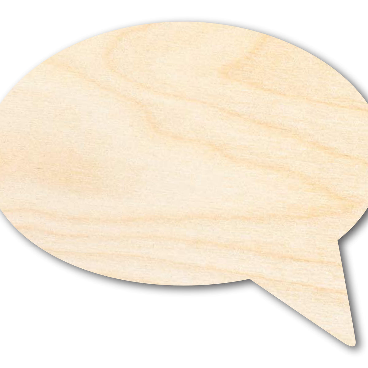 Unfinished Wood Speech Bubble Shape | Craft Cutout | up to 46" DIY – 24 ...