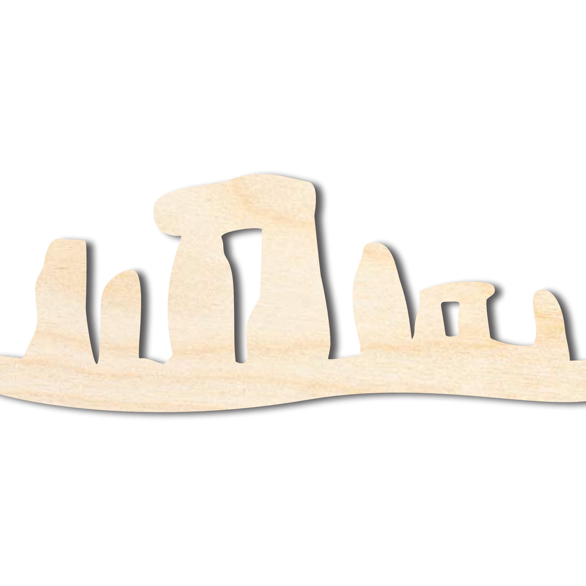 Unfinished Wood Standing Stones Shape | Craft Cutout | up to 46" DIY ...