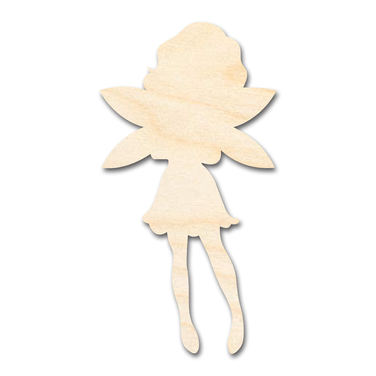 Unfinished Wood Fairy Shape | Craft Cutout | up to 46" DIY – 24 Hour Crafts
