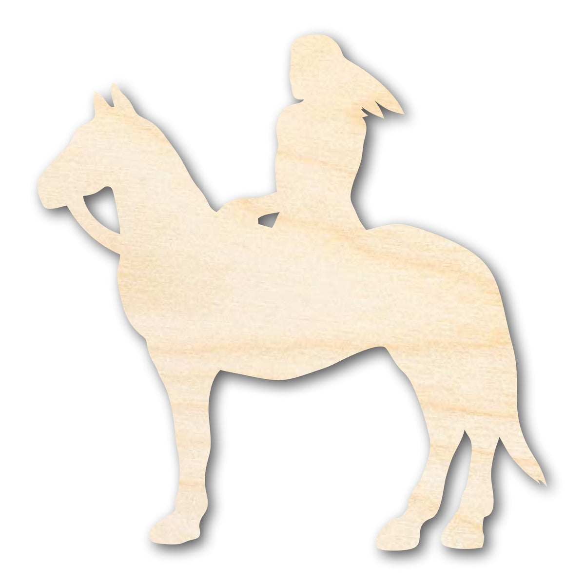 Unfinished Wood Brave Warrior Shape | Native American | Craft Cutout ...