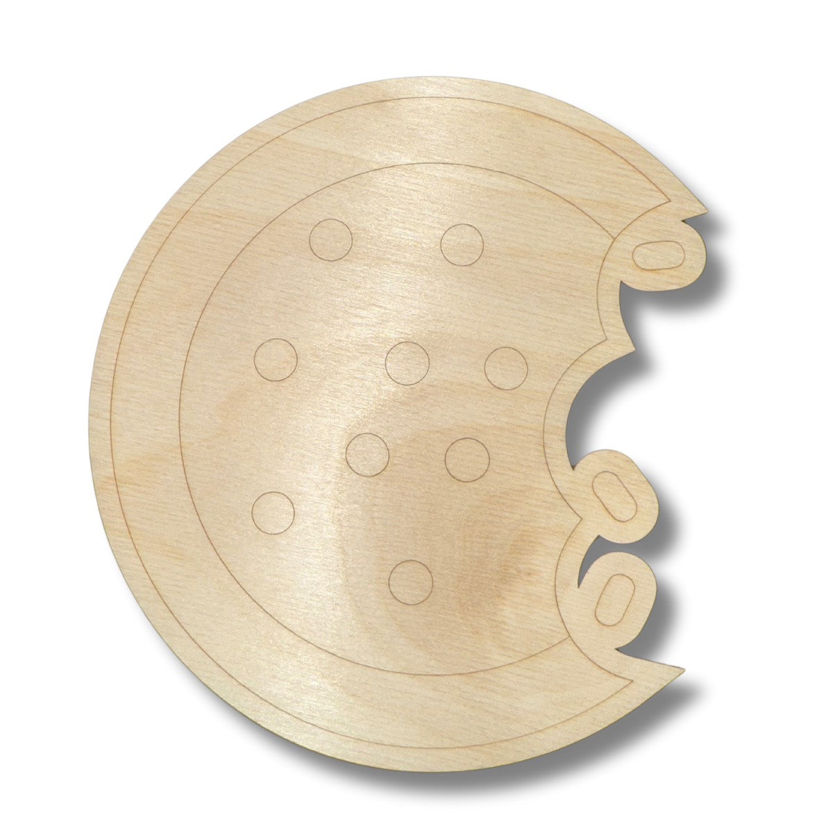 Unfinished Wood Etched Sugar Cookie Shape | Paint By Line Crafts | up ...