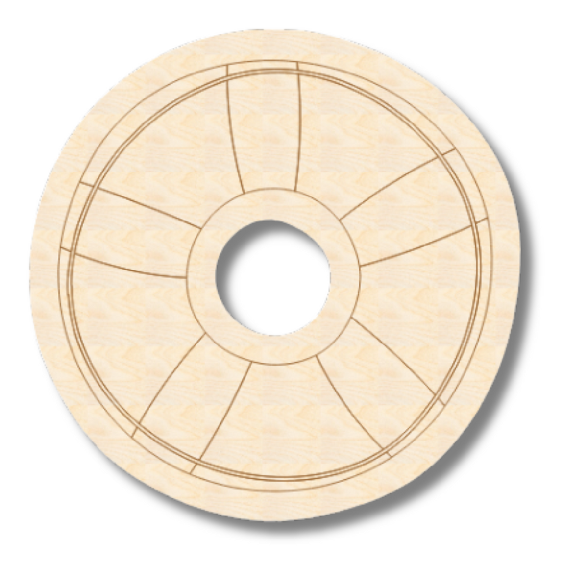 Unfinished Wood Etched Life Raft Shape | Paint By Line Crafts | up to ...