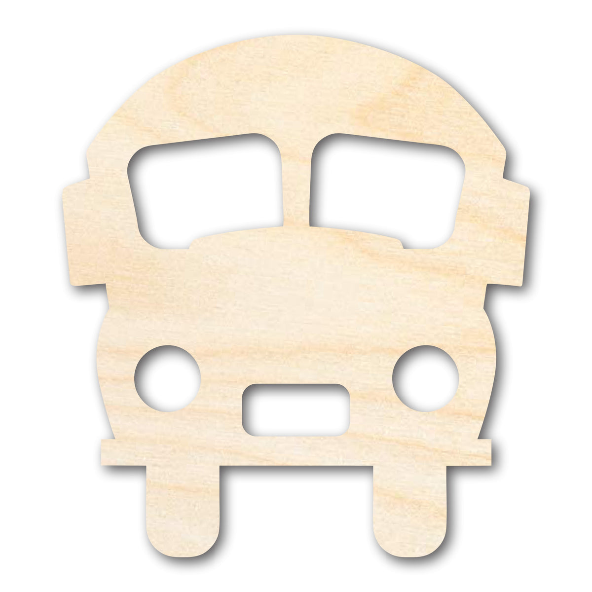 Unfinished Wood Cute School Bus Shape | Back to School | Kids Crafts ...