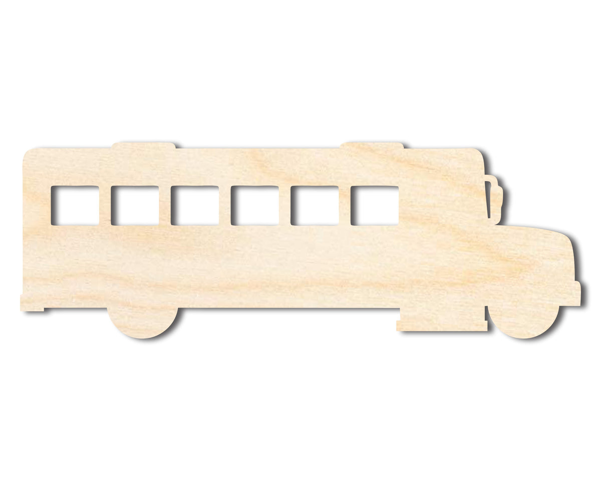Unfinished Wood School Bus Shape | Back to School | Kids Crafts | Craf ...