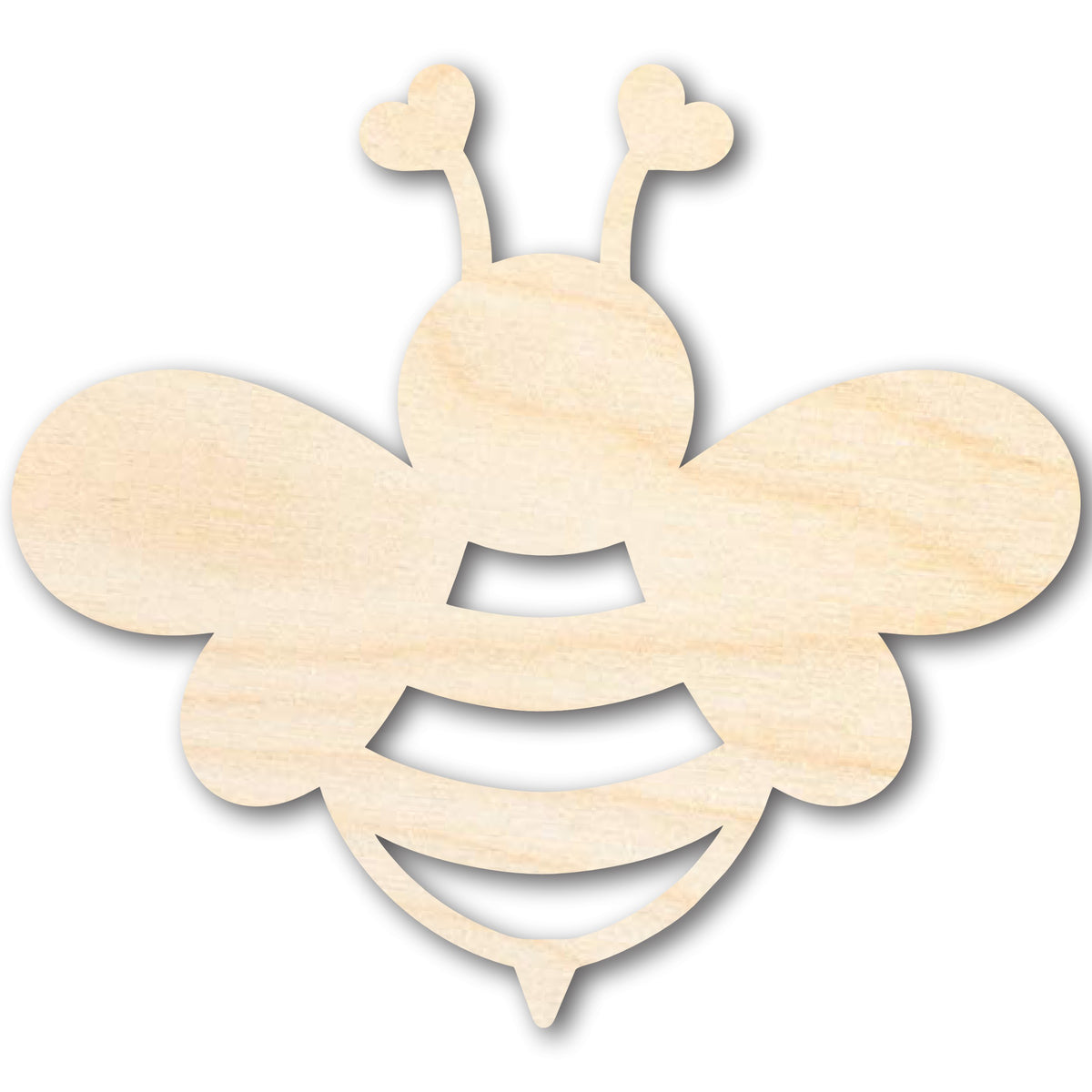 Unfinished Heart Bee Shape | DIY Craft Cutout | up to 46" DIY – 24 Hour ...