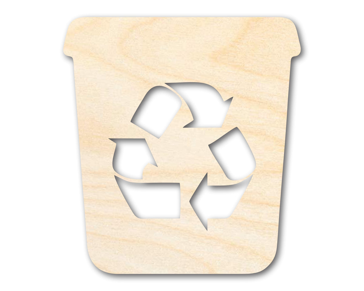 Unfinished Recycle Bin Shape | DIY Craft Cutout | up to 46" DIY – 24 ...