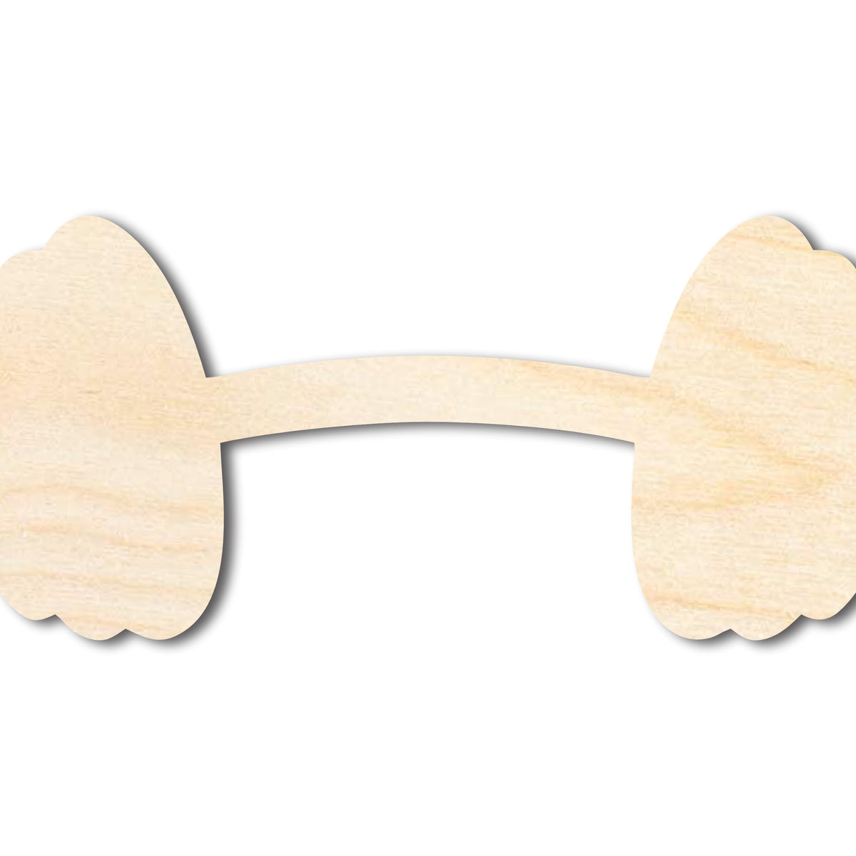 Unfinished Barbell Shape | DIY Craft Cutout | up to 46" DIY – 24 Hour ...