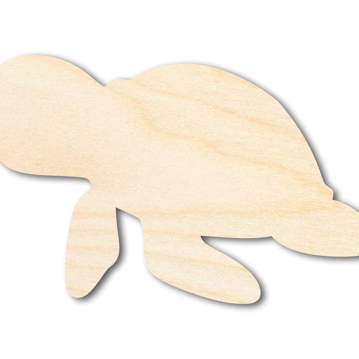 Unfinished Cute Sea Turtle Shape | DIY Craft Cutout | up to 46" DIY ...