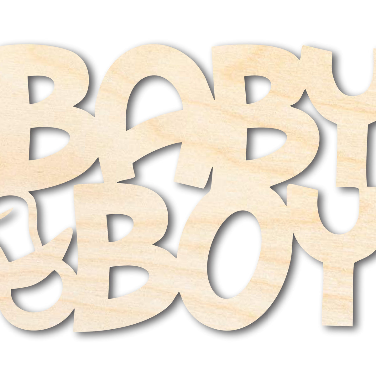 Unfinished Baby Boy Sign Shape | DIY Craft Cutout | up to 46" DIY – 24 ...