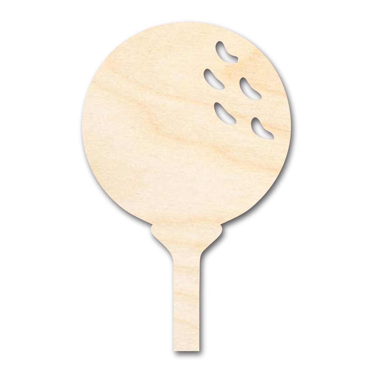 Unfinished Wood Golf Ball and Tee Shape | DIY Craft Cutout | up to 46 ...