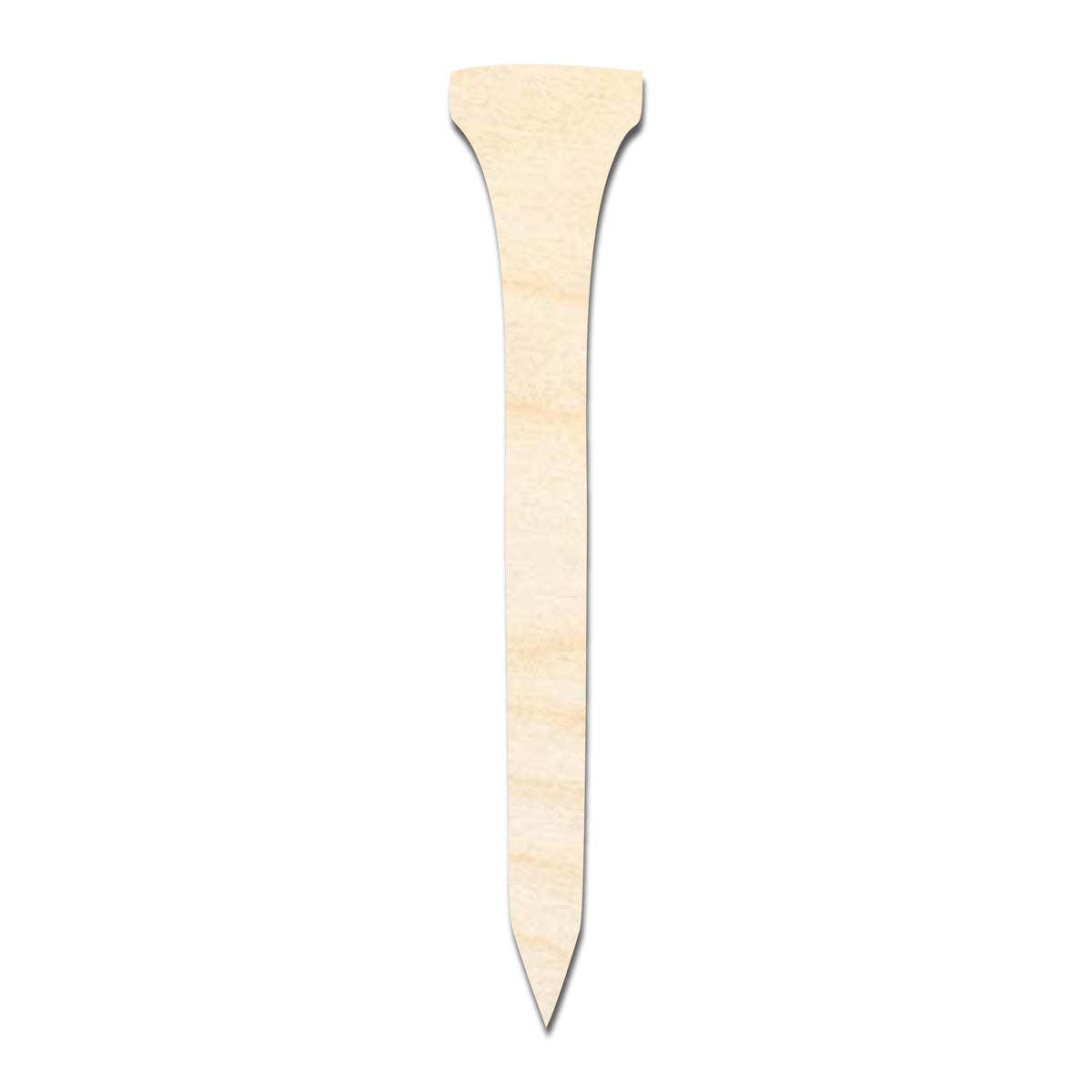 Unfinished Wood Golf Tee Shape | DIY Craft Cutout | up to 46" DIY – 24 ...