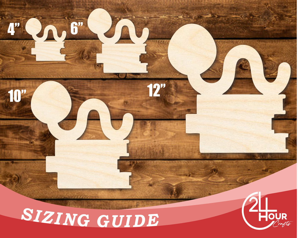 Unfinished Wood Bookworm Shape | DIY Craft Cutout | up to 46" DIY – 24 ...