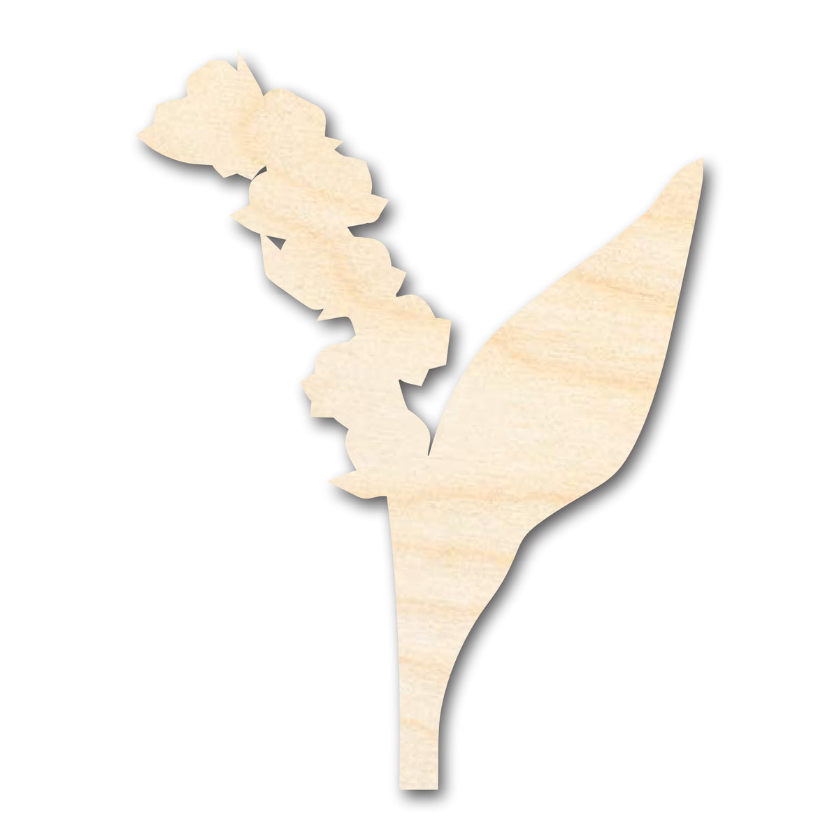 Unfinished Wood Lilly Of The Valley Shape | DIY Craft Cutout | up to 4 ...