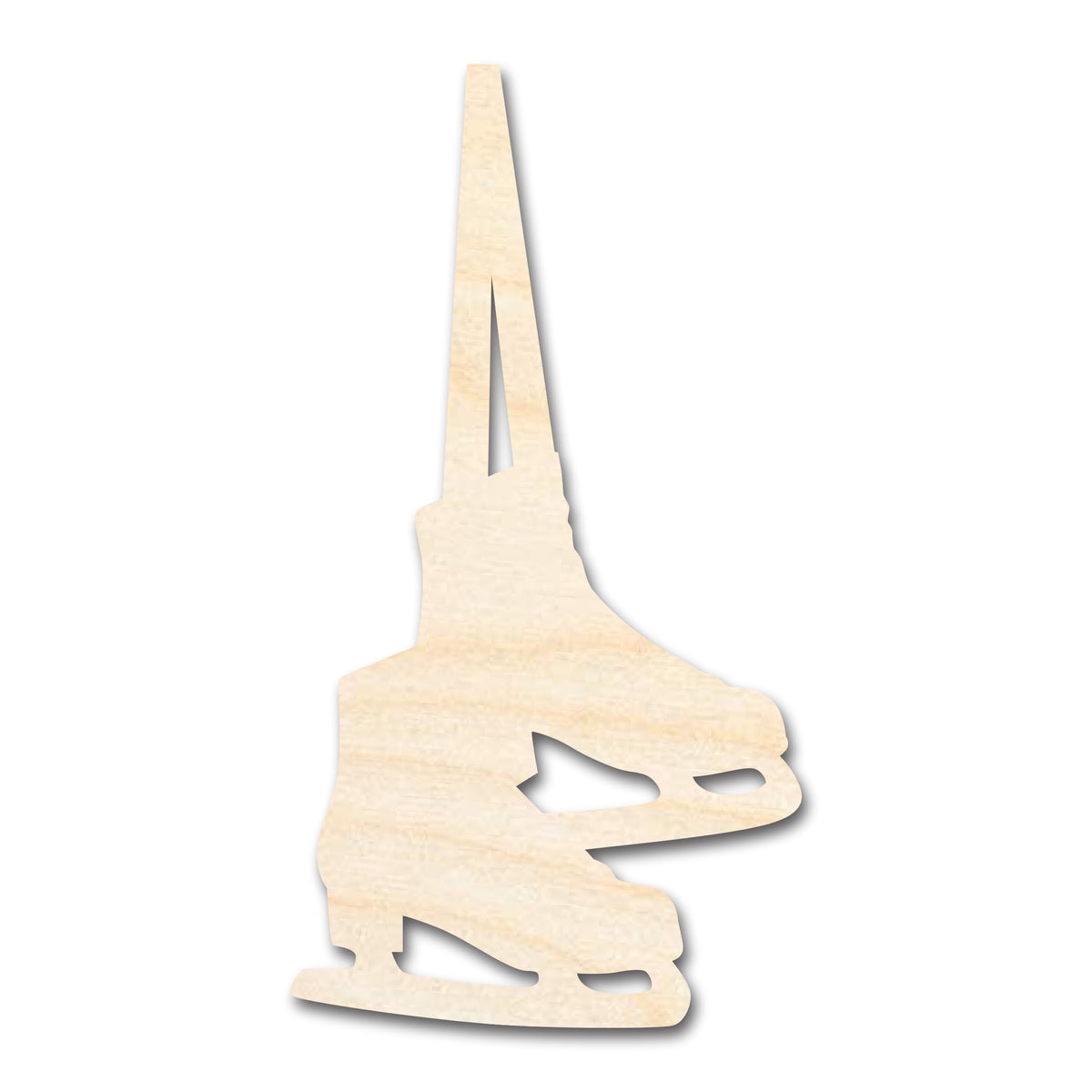 Unfinished Wood Figure Skates Shape | DIY Craft Cutout | up to 46" DIY ...