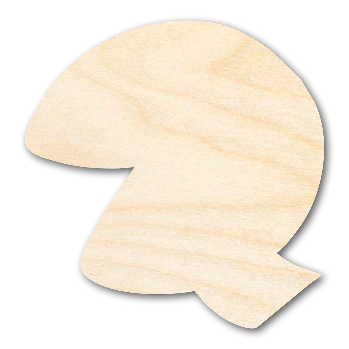 Unfinished Wood Fortune Cookie Shape | DIY Craft Cutout | up to 46" DI ...
