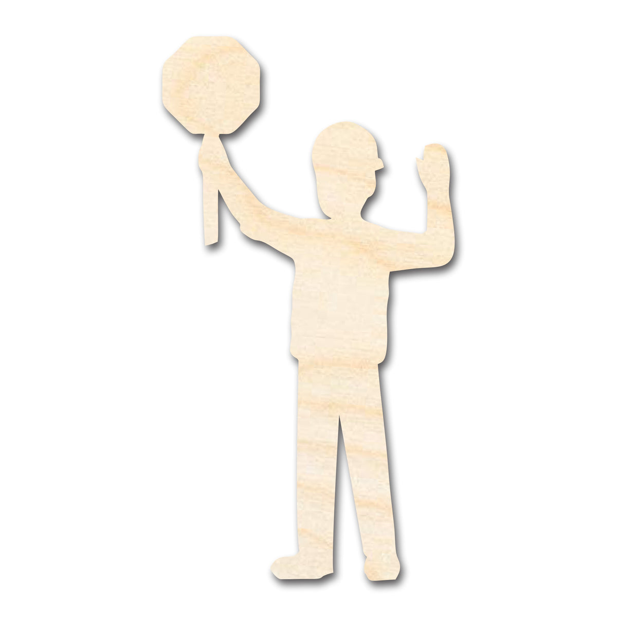 Unfinished Wood Worker With Sign Shape | DIY Craft Cutout | up to 46 ...