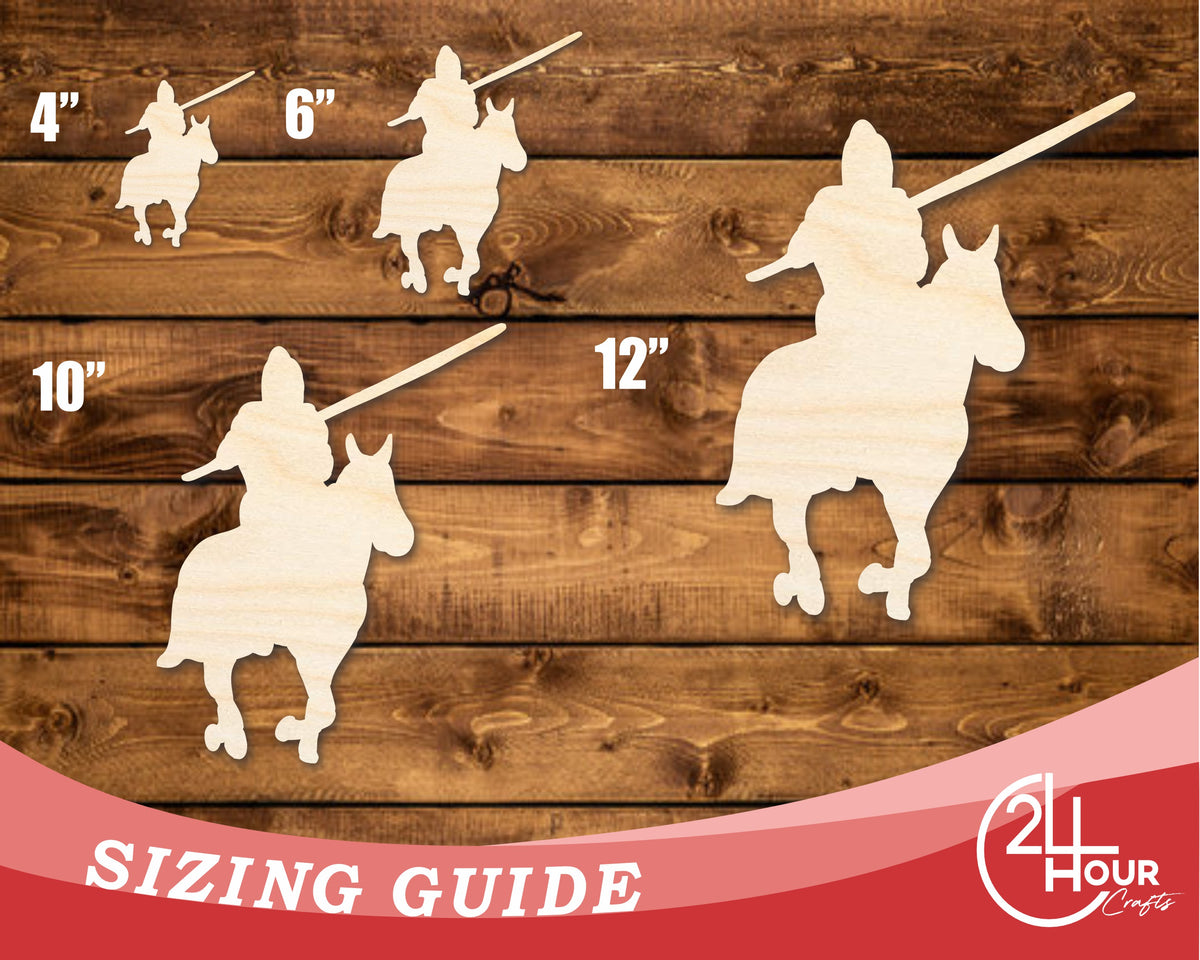 Unfinished Wood Knight Shape | DIY Craft Cutout | up to 46" DIY – 24 ...