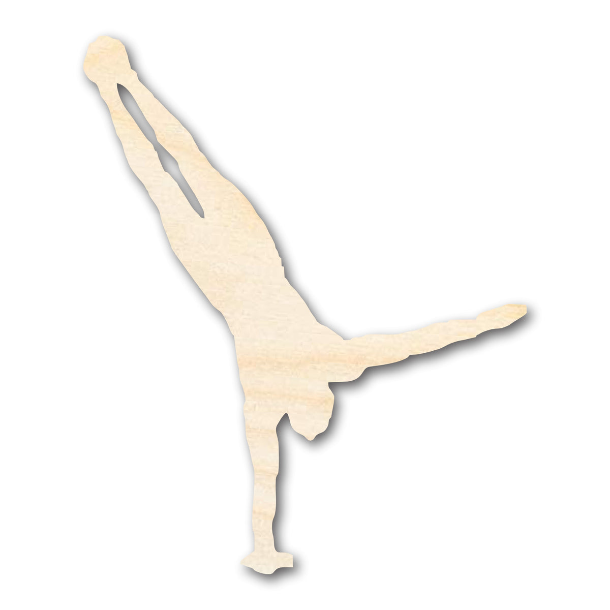 Unfinished Wood Gymnast Hand Stand Shape | DIY Craft Cutout | up to 46 ...