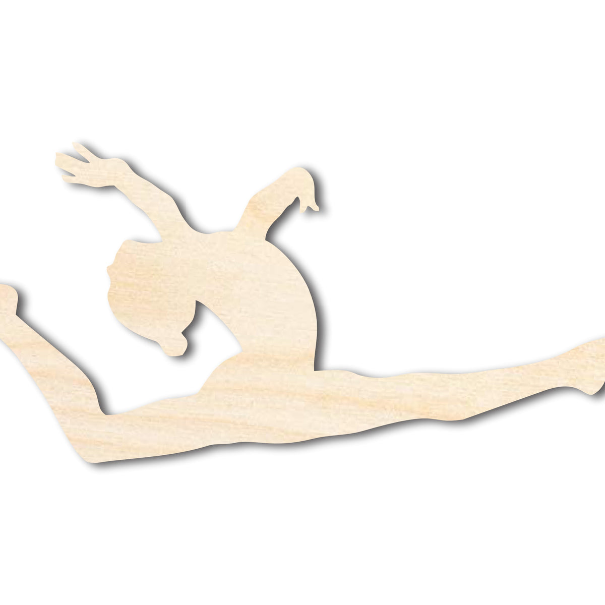 Unfinished Wood Gymnast Leap Shape | DIY Craft Cutout | up to 46" DIY ...