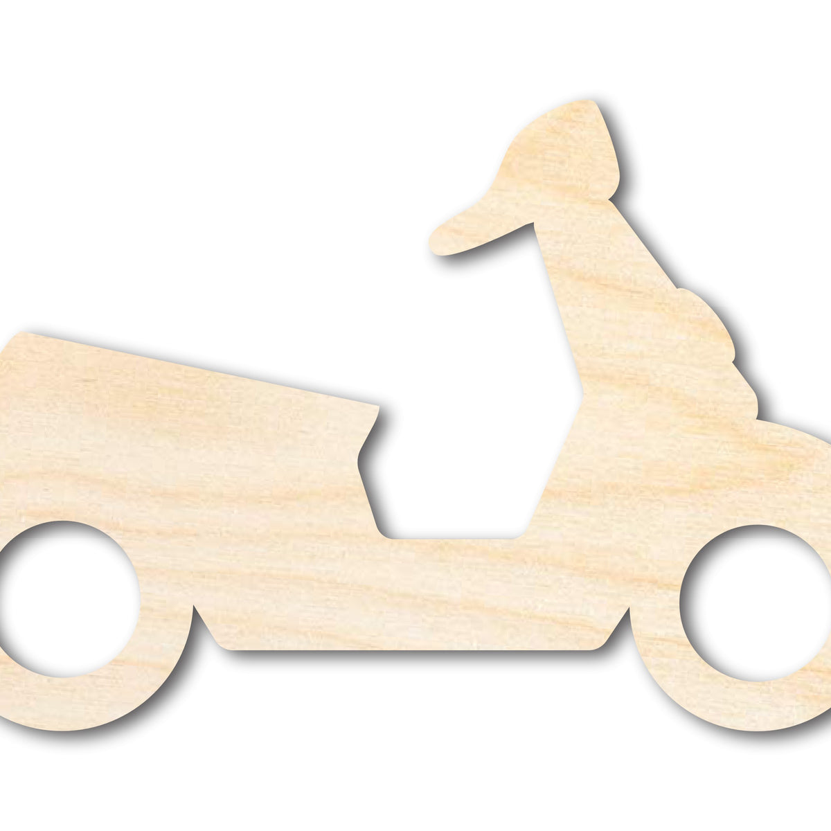 Unfinished Wood Moped Shape | DIY Craft Cutout | up to 46" DIY – 24 ...