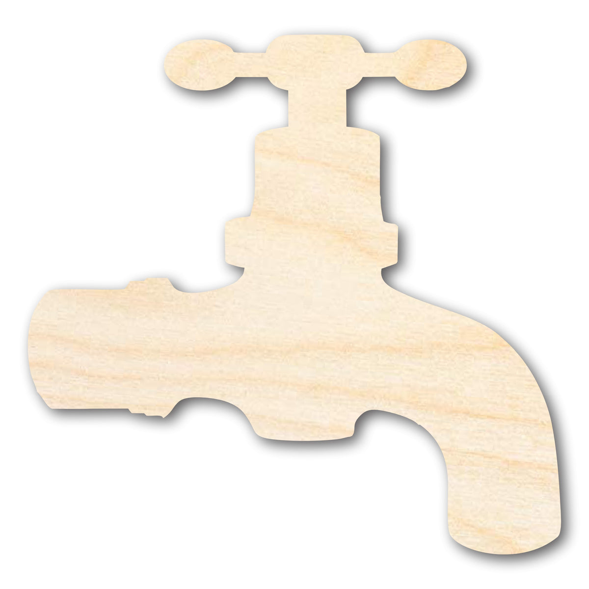 Unfinished Wood Water Faucet Shape | DIY Craft Cutout | up to 46" DIY ...
