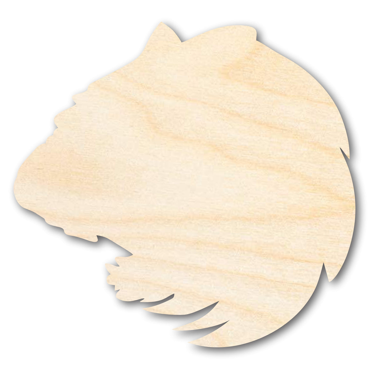 Unfinished Wood Tiger Mascot Shape | DIY Craft Cutout | up to 46" DIY ...