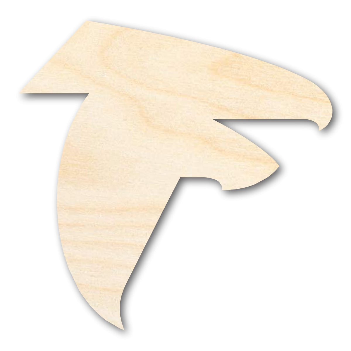 Unfinished Wood Falcon Mascot Shape | DIY Craft Cutout | up to 46" DIY ...