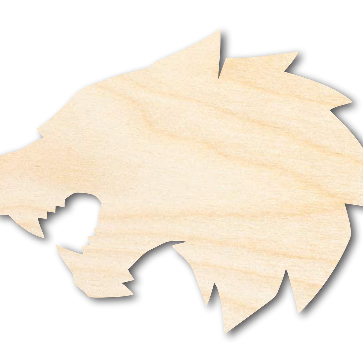 Unfinished Wood Wolf Mascot Shape | DIY Craft Cutout | up to 46" DIY ...