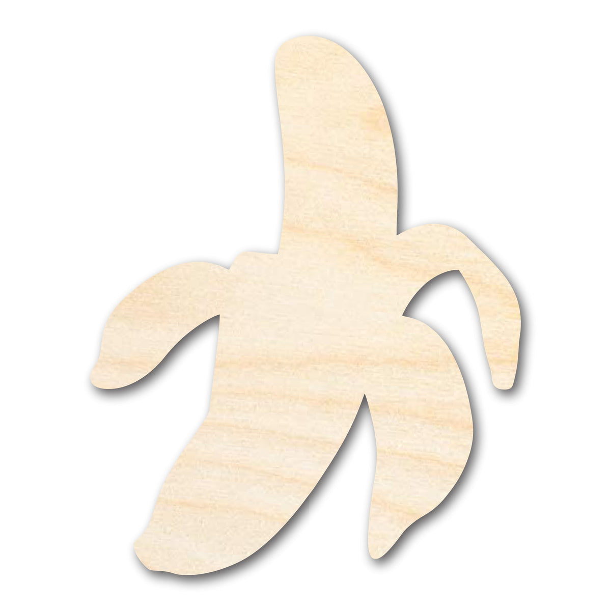 Unfinished Wood Peeled Banana Shape | DIY Craft Cutout | up to 46" DIY ...