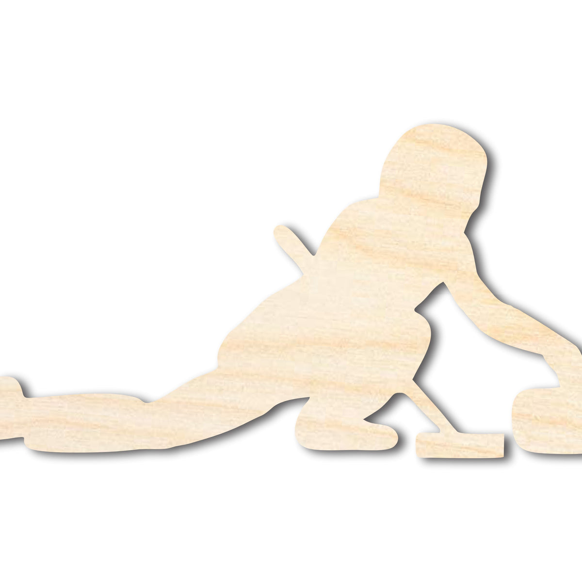 Unfinished Wood Curling Woman Shape | DIY Craft Cutout | up to 46" DIY ...