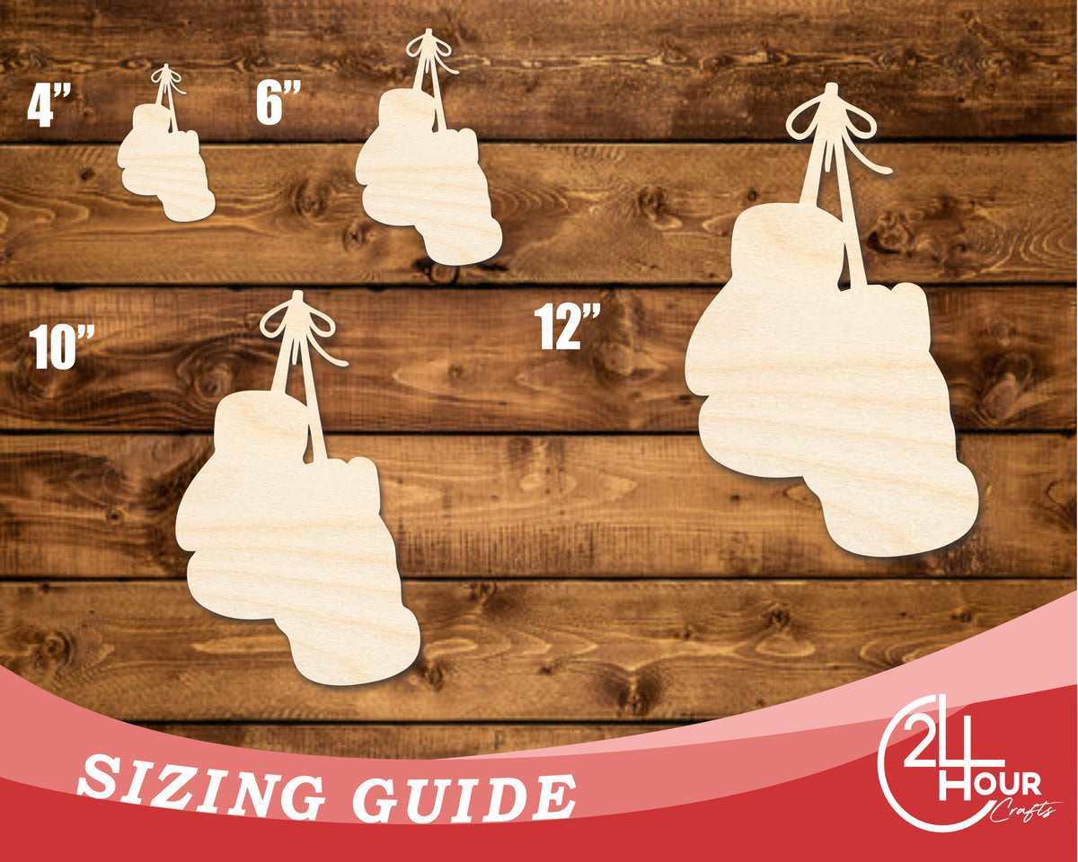 Unfinished Wood Boxing Glove Shape | DIY Craft Cutout | up to 46" DIY ...