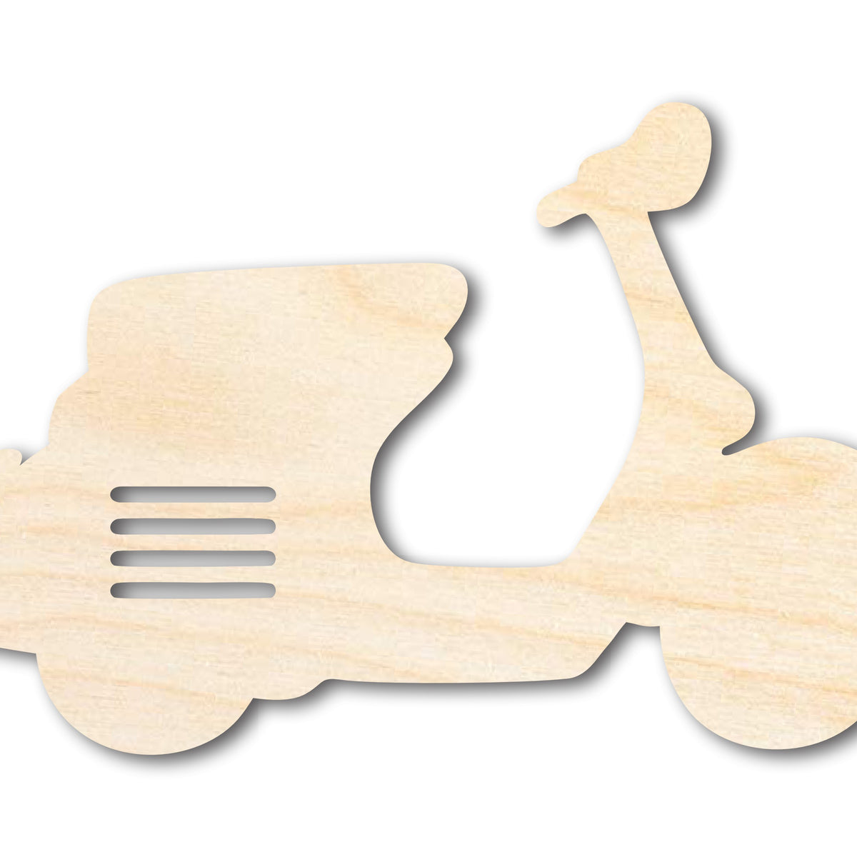 Unfinished Wood Moped Shape | DIY Craft Cutout | up to 46" DIY – 24 ...