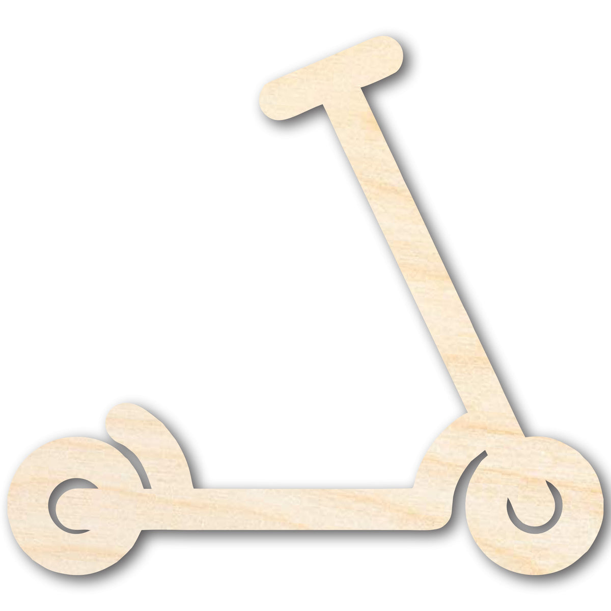 Unfinished Wood Scooter Shape | DIY Craft Cutout | up to 46" DIY – 24 ...