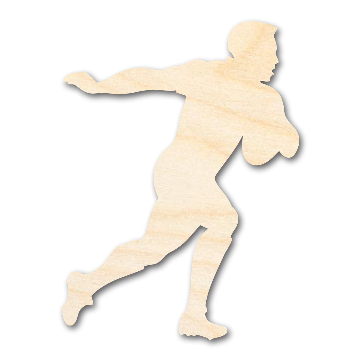 Unfinished Wood Rugby Player Shape | DIY Craft Cutout | up to 46" DIY ...