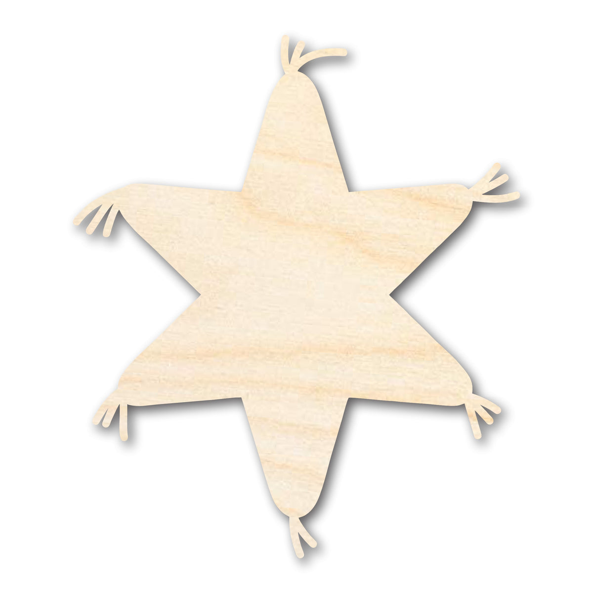 Unfinished Wood Star Pinata Shape | DIY Craft Cutout | up to 46" DIY ...