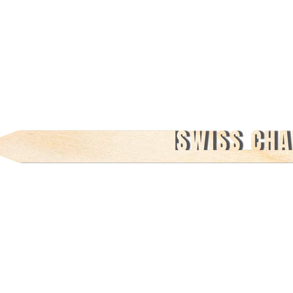 Unfinished Wood Swiss Chard Garden Stake | DIY Craft Cutout | up to 24 ...