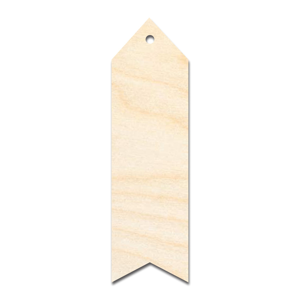 Unfinished Wood Wavy Simple Bookmark Shape | DIY Craft Cutout | up to ...