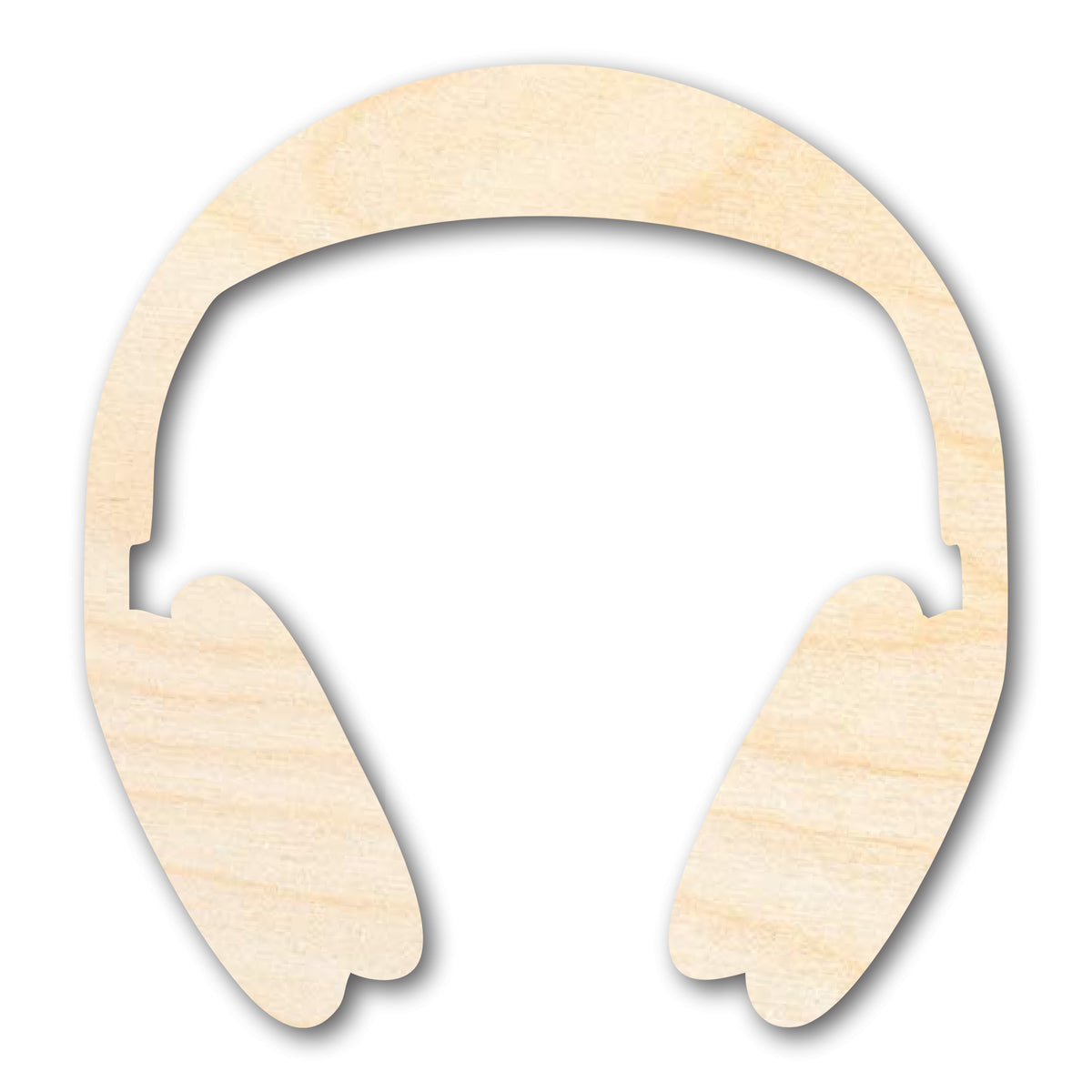 Unfinished Wood Headphones Shape | DIY Craft Cutout | up to 46" DIY ...