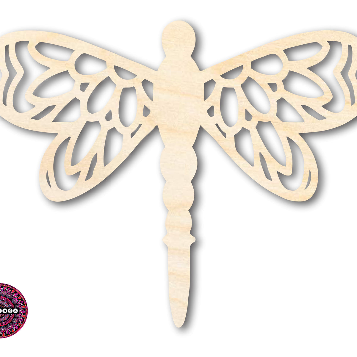 Unfinished Wood Dragonfly Shape | JGrondz | DIY Craft Cutout | up to 4 ...