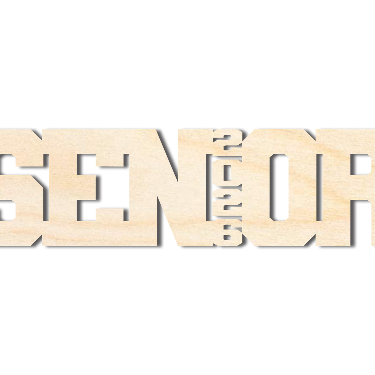 Unfinished Wood 2026 Senior Shape | DIY Craft Cutout | up to 46" DIY ...