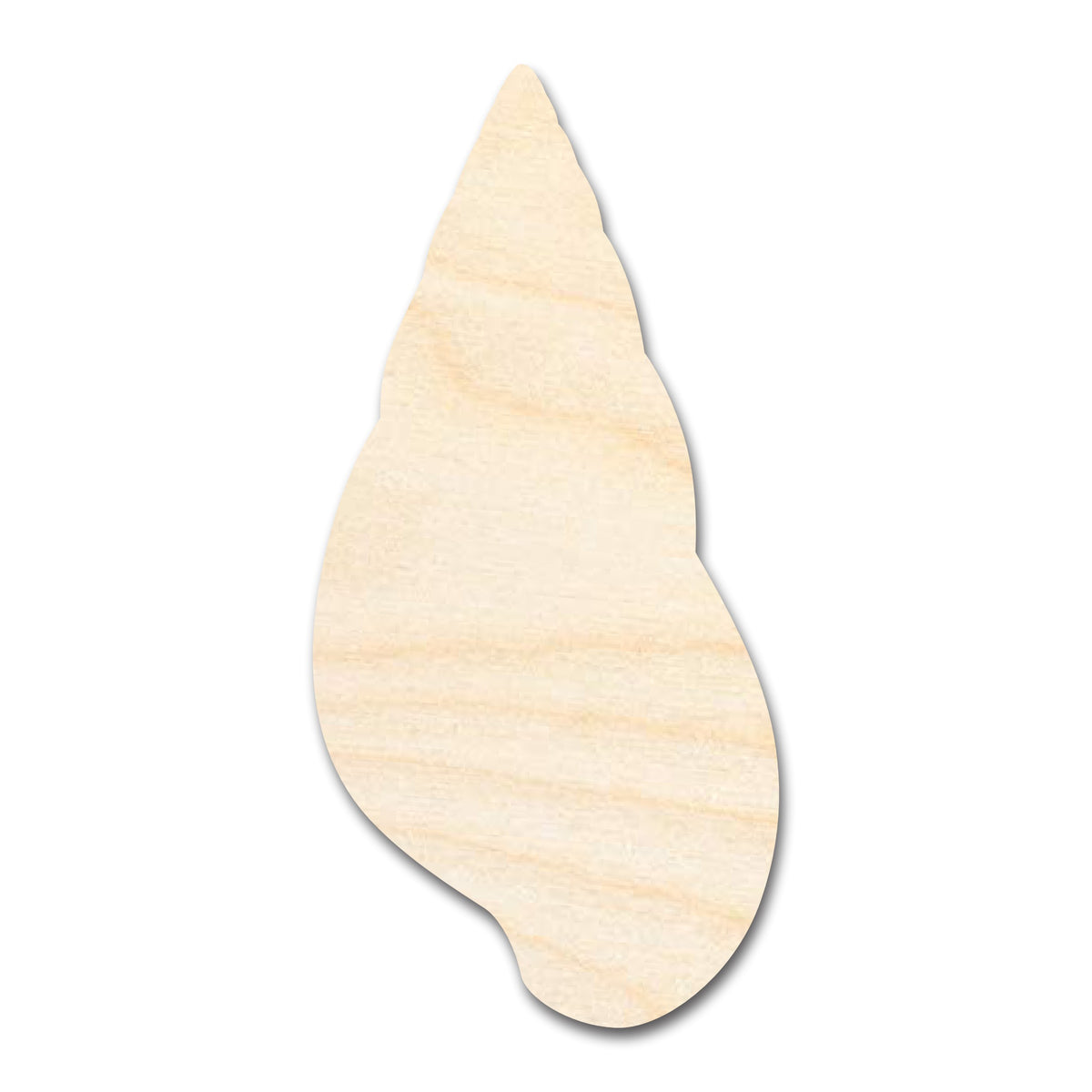 Unfinished Wood Cone Shell Shape | DIY Craft Cutout | up to 46" DIY ...