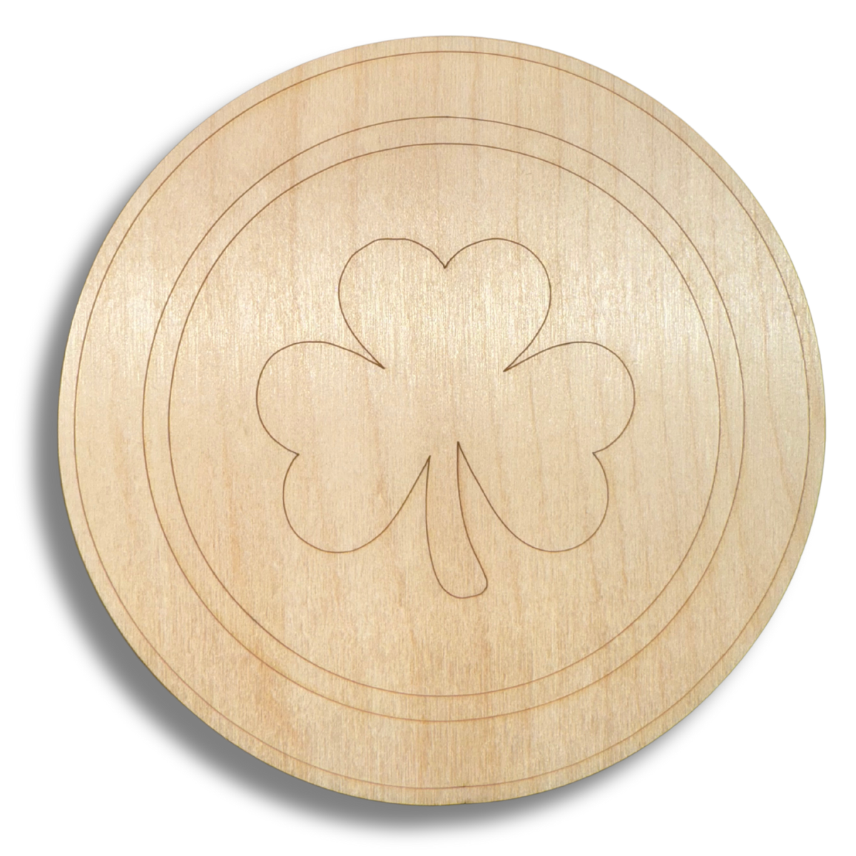 Unfinished Wood Etched Gold Coin Shape | Paint By Line Crafts | up to ...