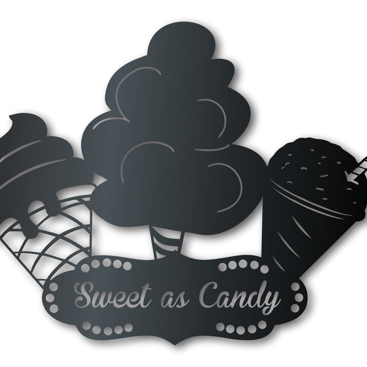 Custom Metal Candy Carnival Wall Art | Indoor Outdoor | Up to 46" | Ov ...