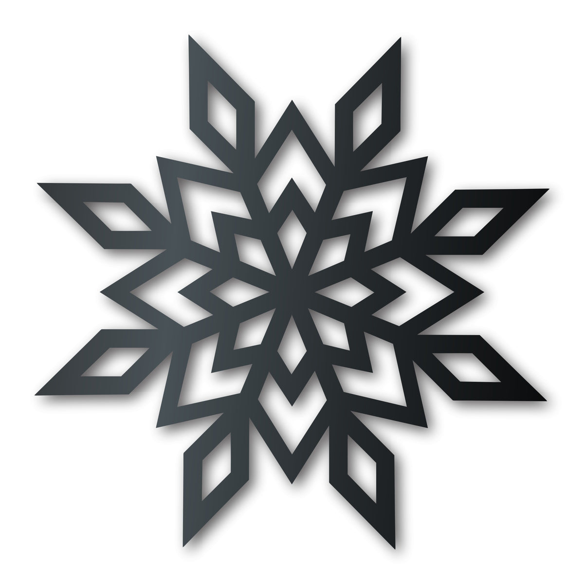 Metal Snowflake | Winter | Indoor Outdoor | Up to 36" | Over 20 Color ...