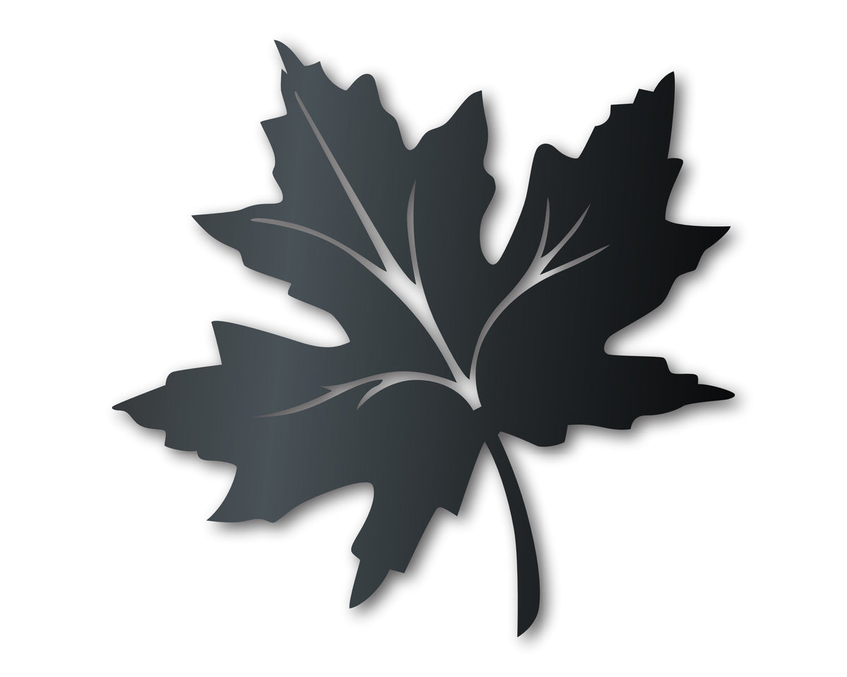 Metal Maple Leaf Wall Art | Indoor Outdoor | Up to 36" | Over 20 Color ...